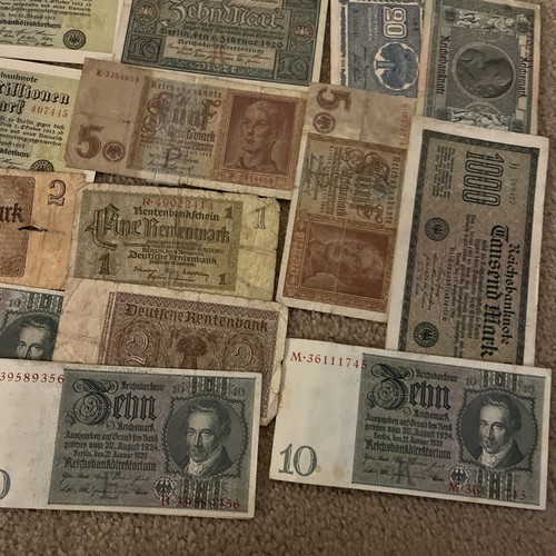 LOT OF 21 Germany Reich Bank Notes | eBay