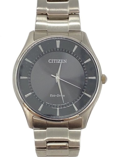 CITIZEN E031-S103720 Solar Analog Watch Black Silver Excellent JAPAN | eBay