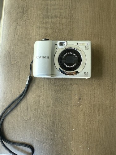 Silver CANON PowerShot A1300 HD 16.0MP Digital Camera | eBay