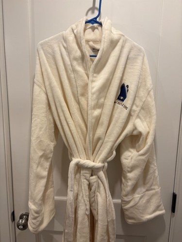 Disney Cruise Line Plush White Bathrobe Robe with Embroidered Logo DCL ...