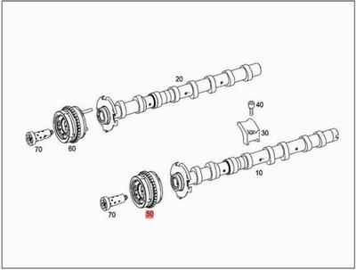 Genuine MERCEDES Camshaft adjuster 2780504900 | eBay