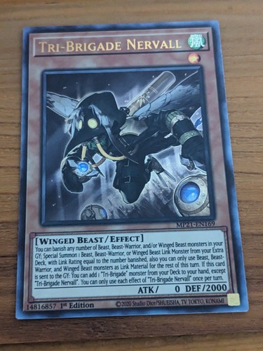 YUGIOH! - Tri-Brigade Nervall - Ultra Rare MP21-EN169 | eBay