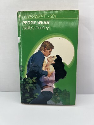Vintage Romance Novel Book HALLIE'S DESTINY (Loveswept) by Webb, Peggy ...