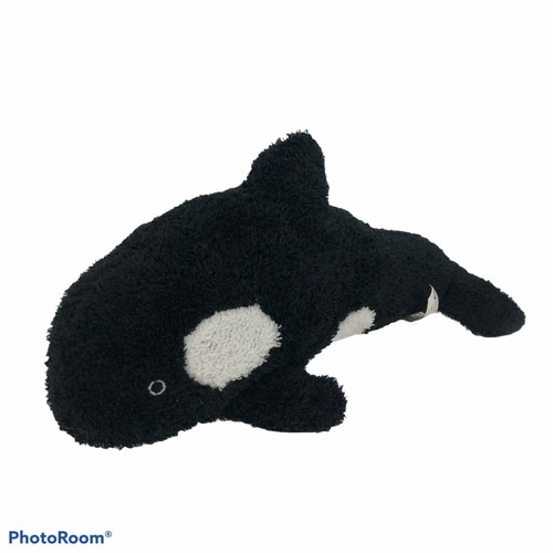 GOFFA Killer Whale Plush Measures 11” Black & White 100% Polyester ...
