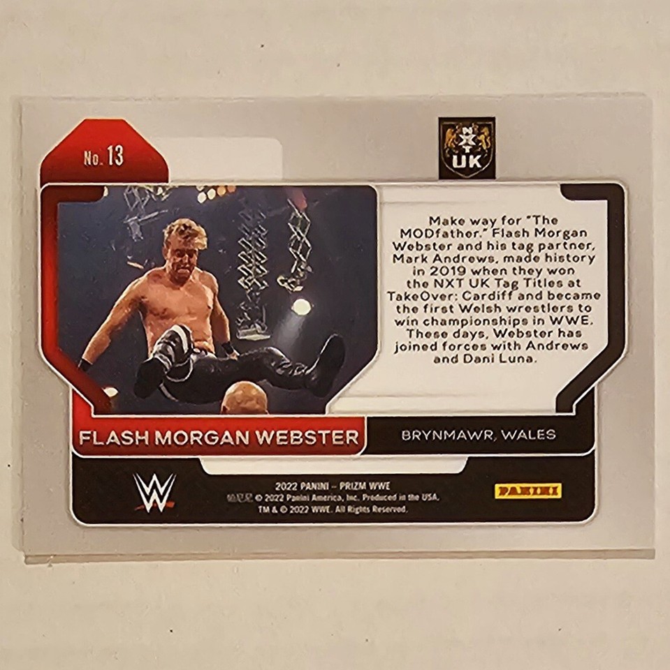 2022 Prizm Flash Morgan Webster #13 WWE NXT UK | eBay
