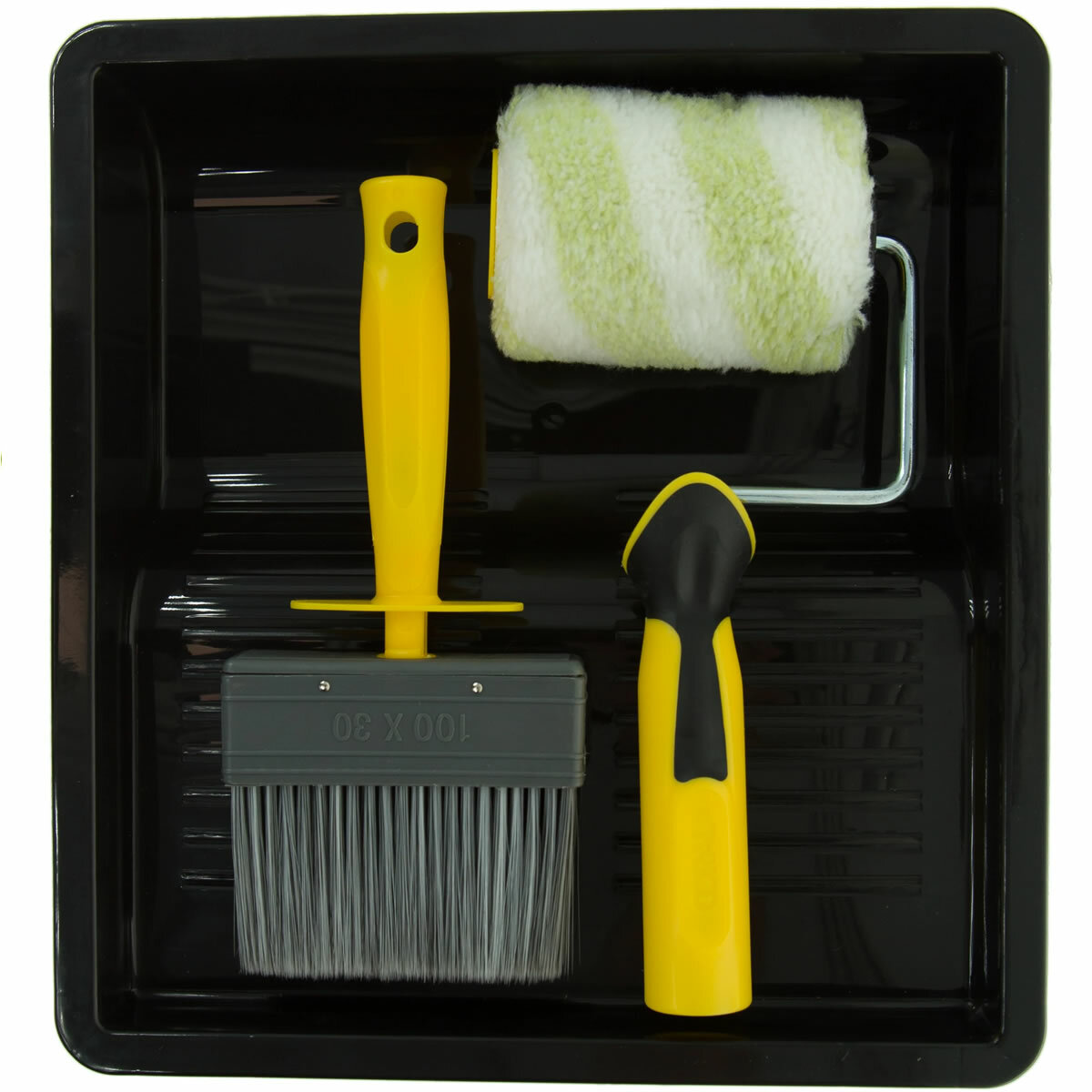 Coral Exterior Paint Roller Kit Small with Long Pile Covers 4 inch 1.5 ...