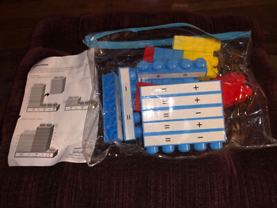 Dry Erase Math Equation Blocks Legos? Learning to Add Subtract | eBay
