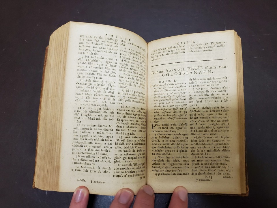 1767 New Testament Bible in Scots Gaelic - 2nd edition | eBay