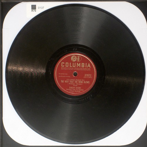 Dinah Shore You Keep Coming Back Like An- Vintage 10" shellac 78 rpm ...