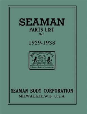 Nash Body Parts Book 1938 1937 1936 1935 1934 1933 1932 1931 Seaman ...