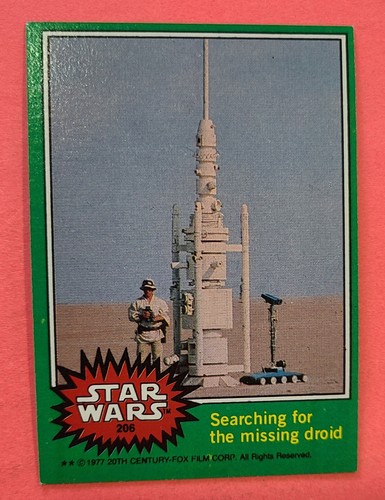 1977 STAR WARS #206 SEARCHING FOR THE MISSING DROID EXMT | eBay