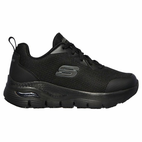 Skechers Women's 108019 Arch Fit SR Black Slip Resistant Work Shoes | eBay