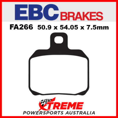Ducati Monster Diesel 1100 2013 EBC Organic Rear Brake Pads, FA266 ...