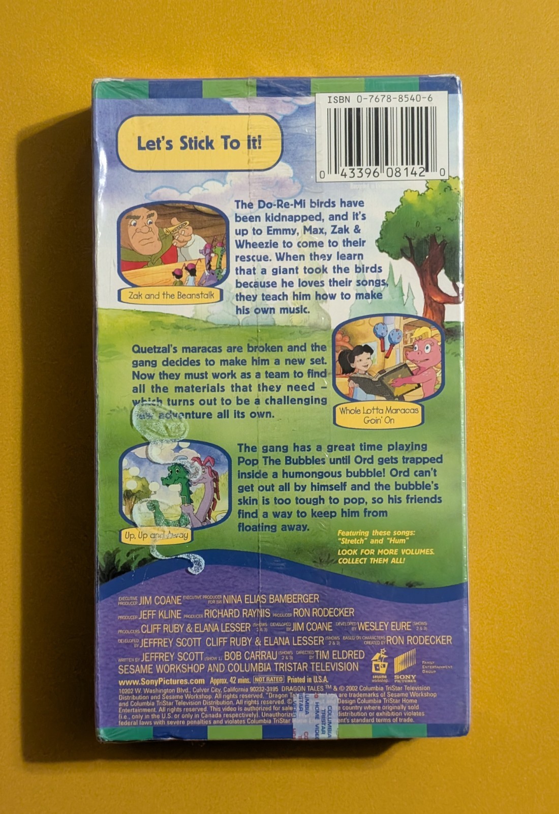 Dragon Tales - Let's Stick To It (2002 VHS) Sesame Workshop Animation ...