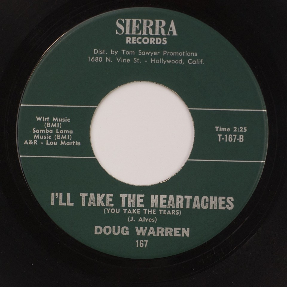 DOUG WARREN: Coming Home To You US Sierra California Country 60s 45 ...