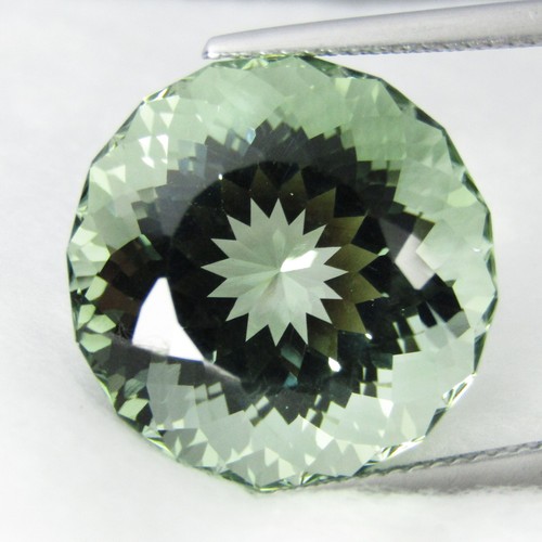 19.35Cts Fantastic Natural Green Amethyst (Prasiolite) 17mm Round ...
