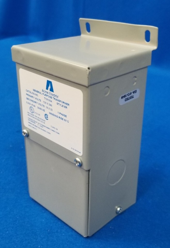 Acme Buck Boost Electric Transformer T181054, 120/240V AC, 16/32V AC AC ...