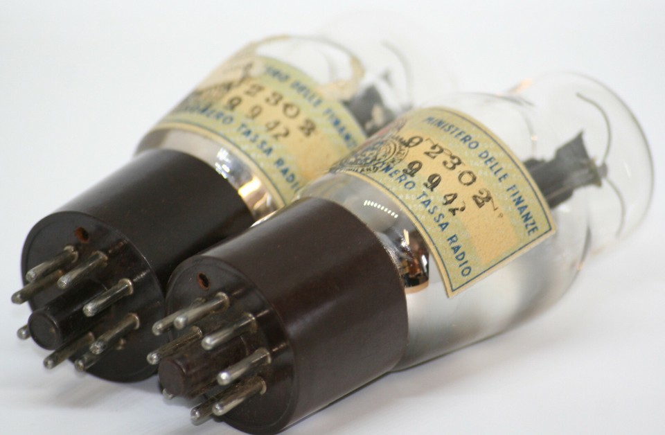 6n7 Fivre tube nos nib pair 6n7g preamplifier ecc31 6sn7 preamp vintage ...