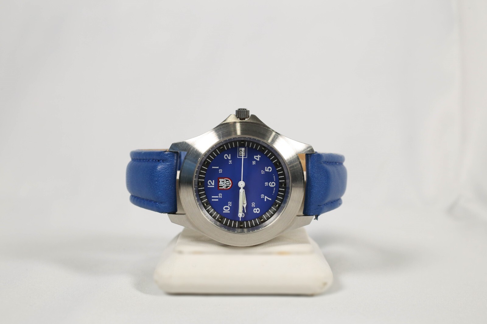 Luminox Blue Dial-Date Stainless Steel Quartz 39mm Watch | eBay
