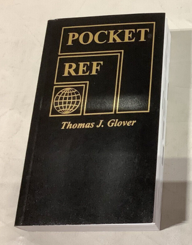 POCKET REF 4th Edition by THOMAS J GLOVER - Paperback - NEW ...