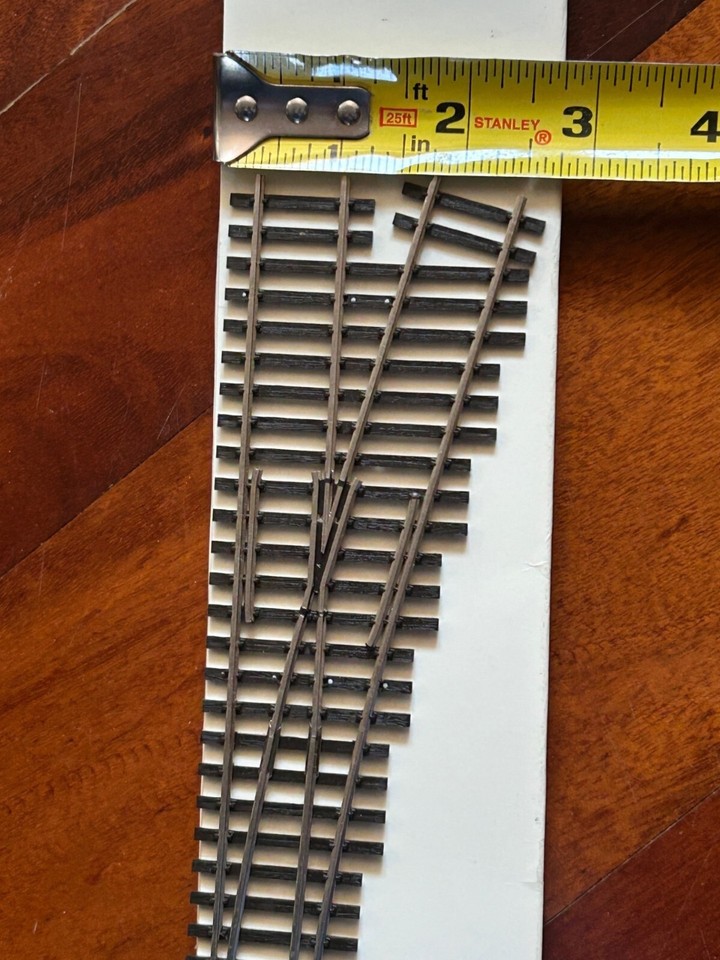 #4 RIGHT HAND TURNOUT - CODE 83 -NS Rail HO SCALE - "DCC FRIENDLY ...