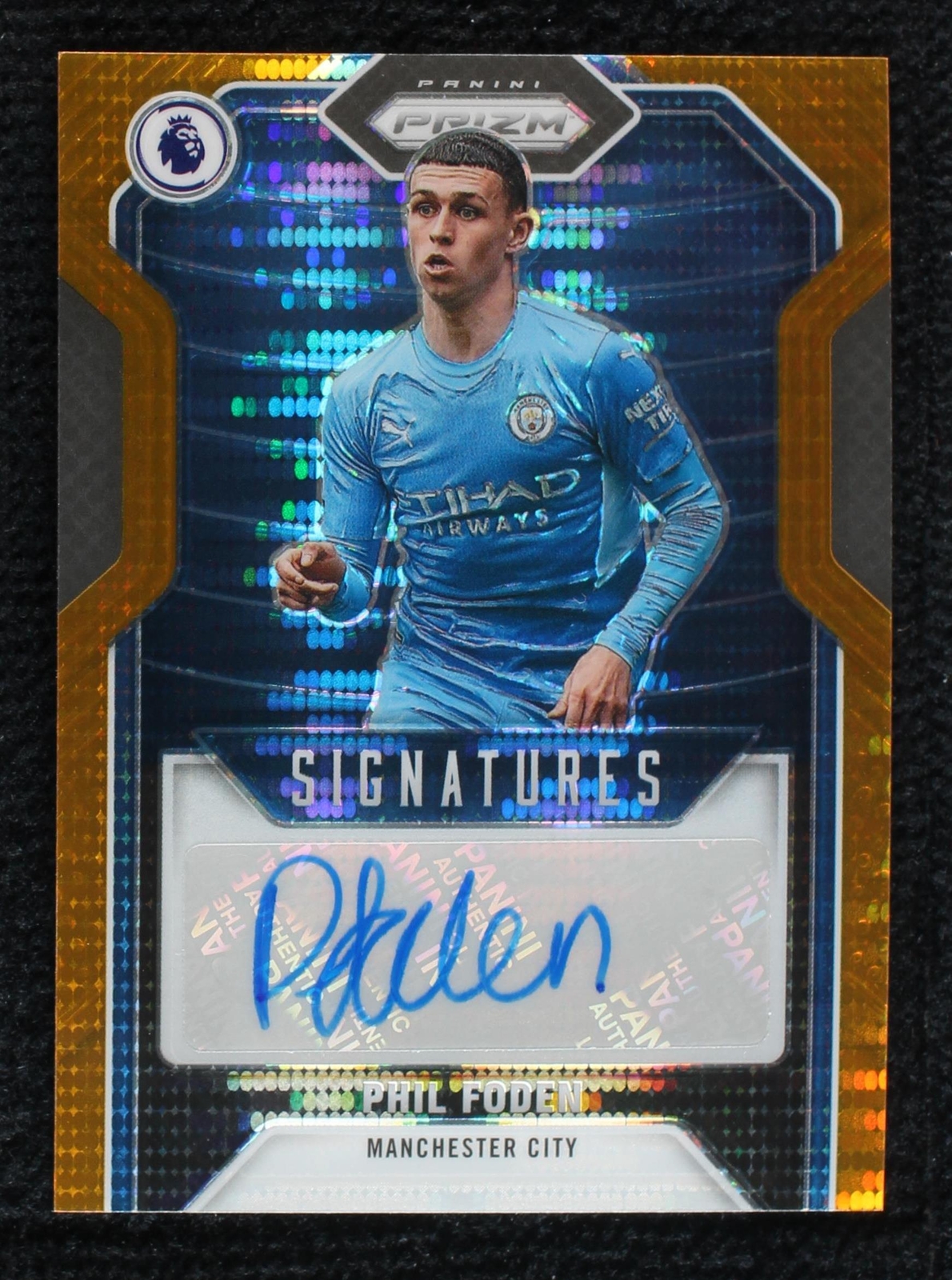 2021-22 Panini Prizm Premier League - Signatures Gold Breakaway Prizm # ...