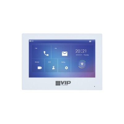 VIP Vision Residential Series Touchscreen IP Intercom Monitor (White ...