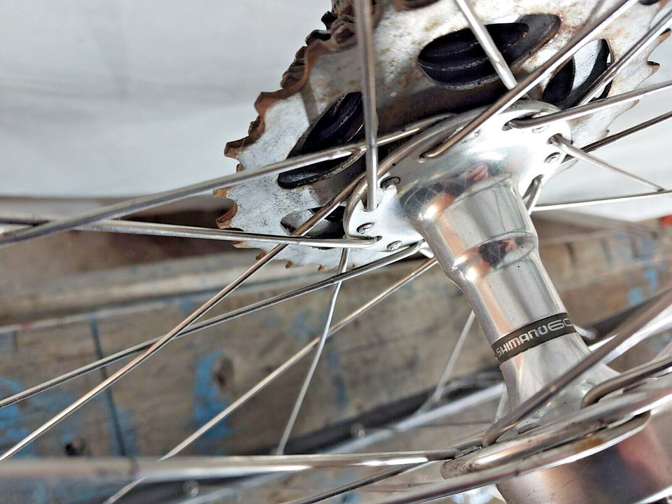 Shimano 600 Ultegra Tricolor 700c Road Bike Wheel Set Freehub Matrix ...