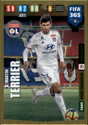 Panini Fifa 365 2020 Karten Cards 138 - Martin Terrier - Fans Favourite ...