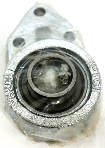 NEW IPTCI FB205 BEARING 1" I.D, 3 BOLT FLANGE MOUNT 25MM BORE | eBay