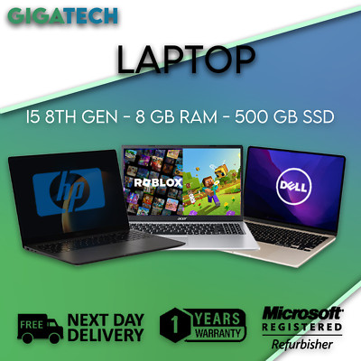 Generic Fast Cheap Intel Core i5 8th Gen Windows 10 8GB RAM 500GB SSD ...