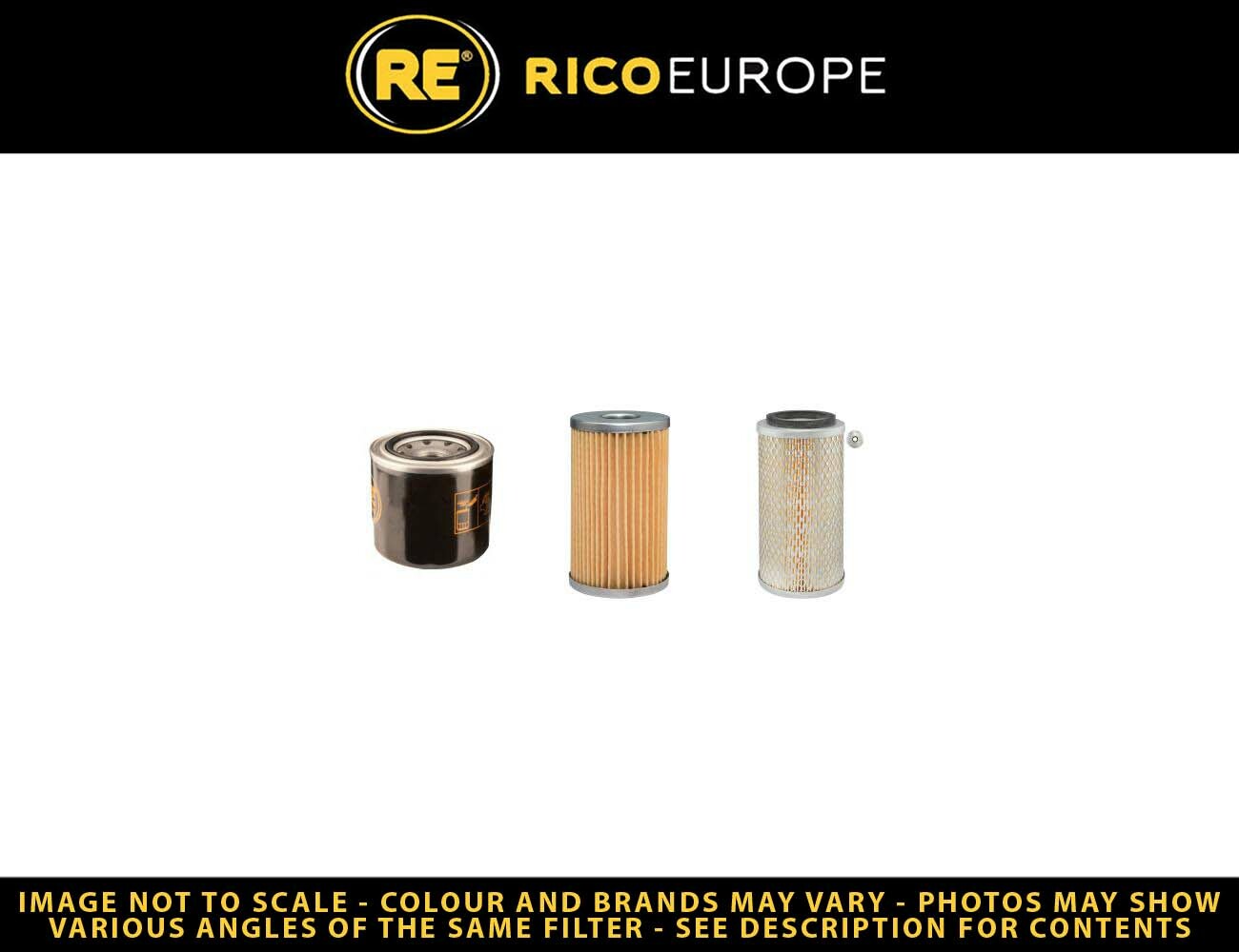 Filter Service Kit Fits KRAMER 312 LT Air Oil Fuel w/Yanmar 3TN84T Eng ...