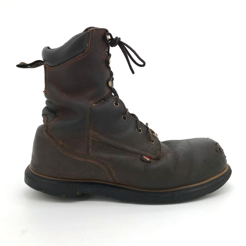 Red Wing Dynaforce 8" 4200 Safety Boots Brown Leather… - Gem