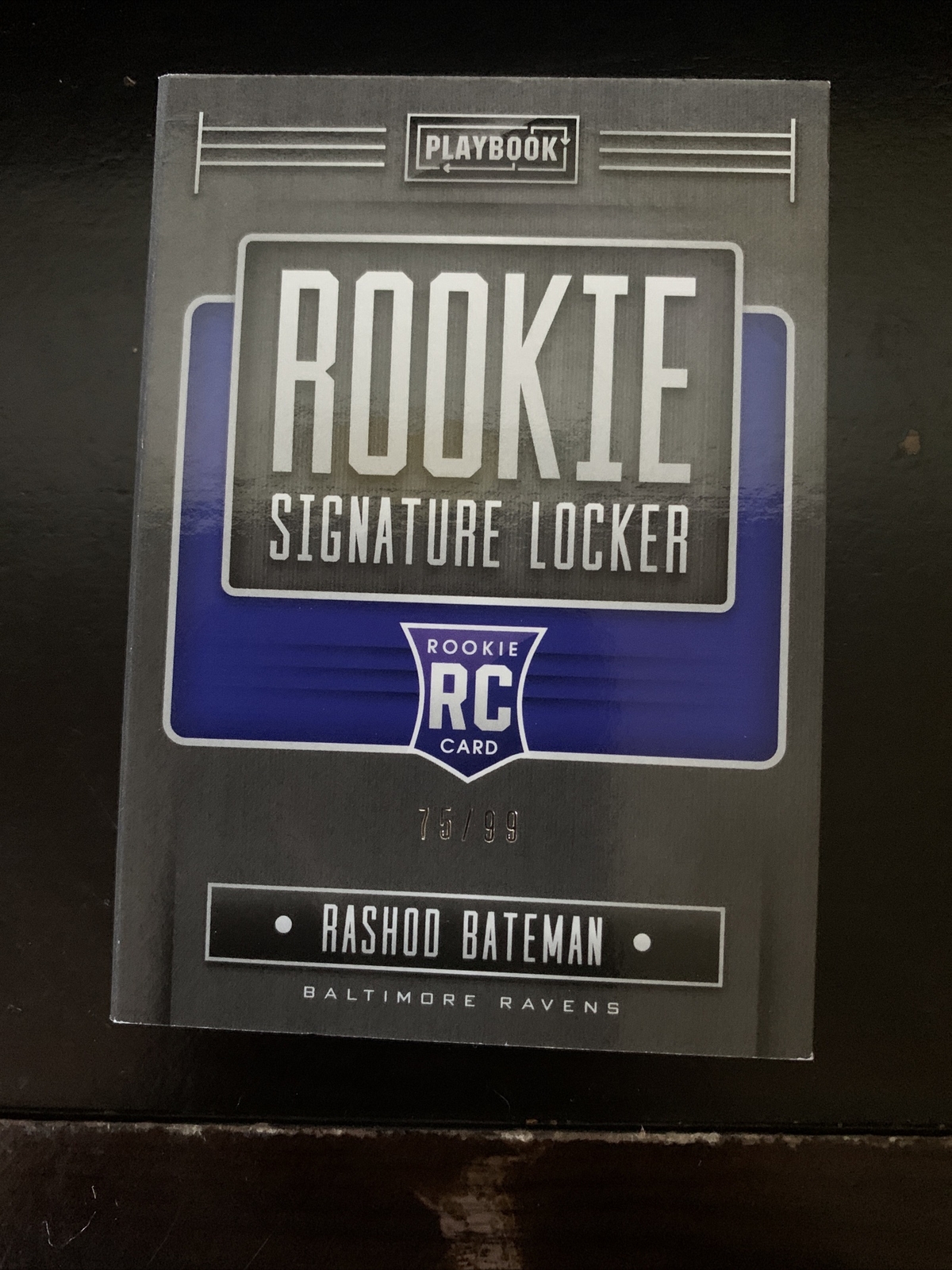 RASHOD BATEMAN 2021 PANINI PLAYBOOK ROOKIE SIGNATURE LOCKER PATCH AUTO ...