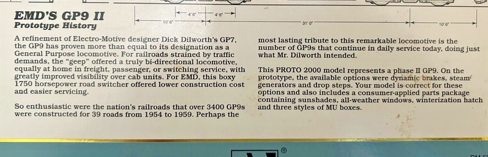 CANADIAN PACIFIC GP9 HIGH HOOD -DC/DCC ready - HO Scale -"BURGUNDY"-NEW ...