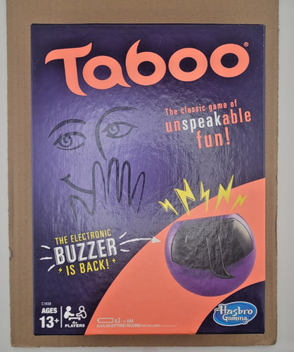 Hasbro 2016 TABOO Party Game with Buzzer - Never Played 630509535507| eBay