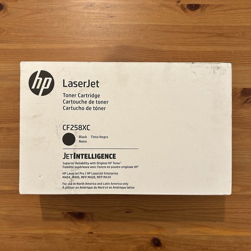 HP CF258XC Black Toner Cartridge Genuine 58X LaserJet M404 M406 MFP ...