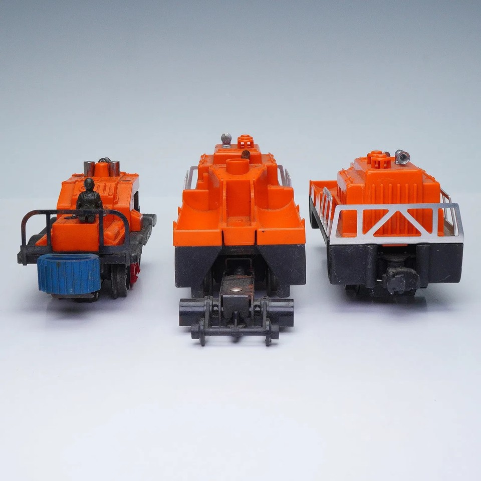 3pc Lionel Industrial Switcher Units #50 Gang Car & (2) #3297 Track ...