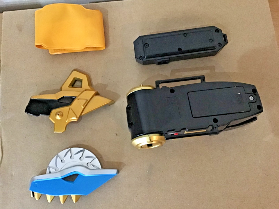 Power Rangers Dino Thunder Brachio Morpher, Gold Key, 2 Face Plates ...