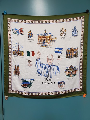 Pope Francis Papa Francesco Silky Polyester Scarf 34" X 34" | eBay