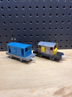 Thomas & Friends Trackmaster Cargo Dart Blue Brake Van Brown Car Lot | eBay