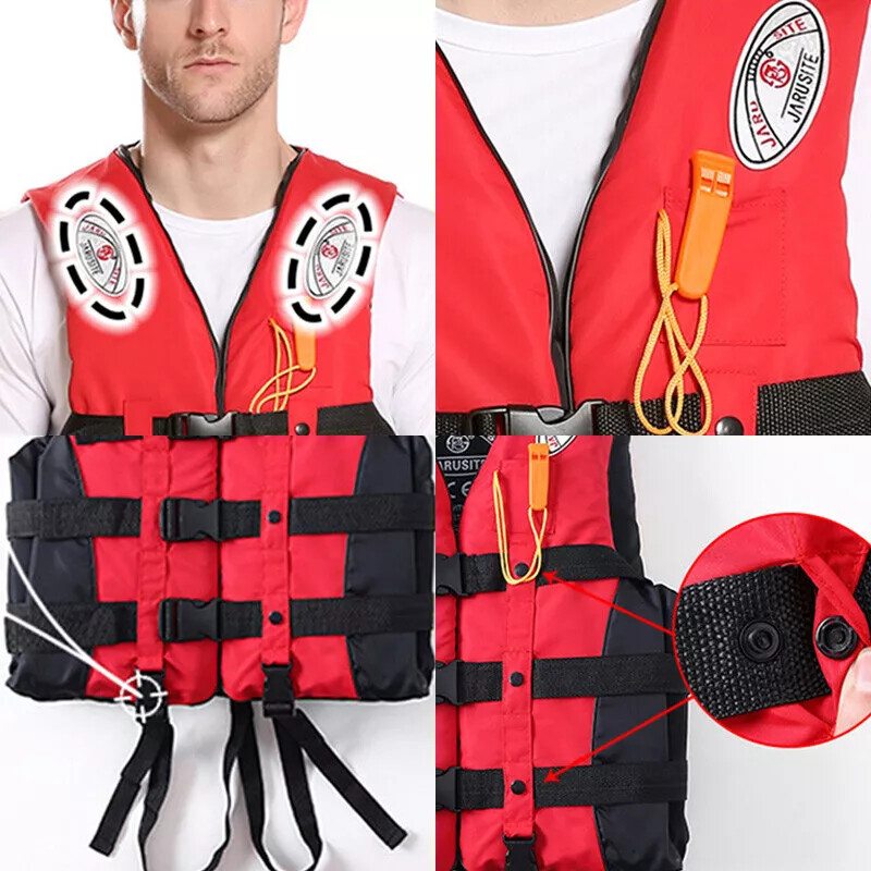 JARUSITE Adult Buoyancy Aid Sailing Canoeing Fishing Life Jacket Vest ...