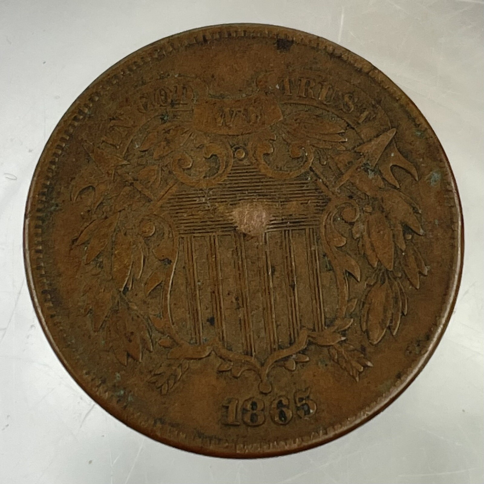 United States Of America USA 2 Cents 1865 Coin | eBay