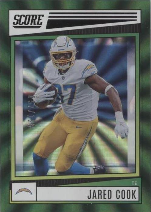 2022 Score - Jared Cook #135 Spokes /125 for sale online | eBay