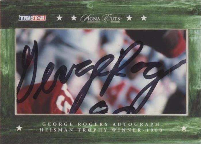 2007 TRISTAR Signa Cuts Cut Autographs - George Rogers /98 (AU) for ...