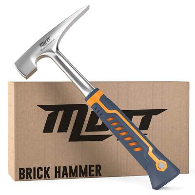 Brick Hammer – 20oz Masonry Hammer with Ergonomic Handle – Stone Mason ...