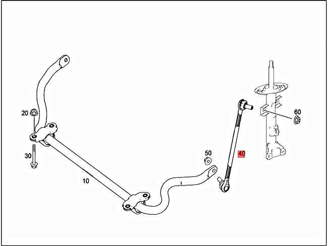 Genuine MERCEDES C207 S204 W204 X204 C-CLASS W204 Bar 2043200789 | eBay