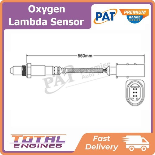 PAT Premium Oxygen Lambda Sensor 560mm 5 Wire fits Mercedes Benz ...