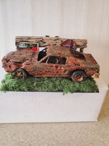 Built model car Junkyard barn find. Ford Mustang left rotting. | eBay
