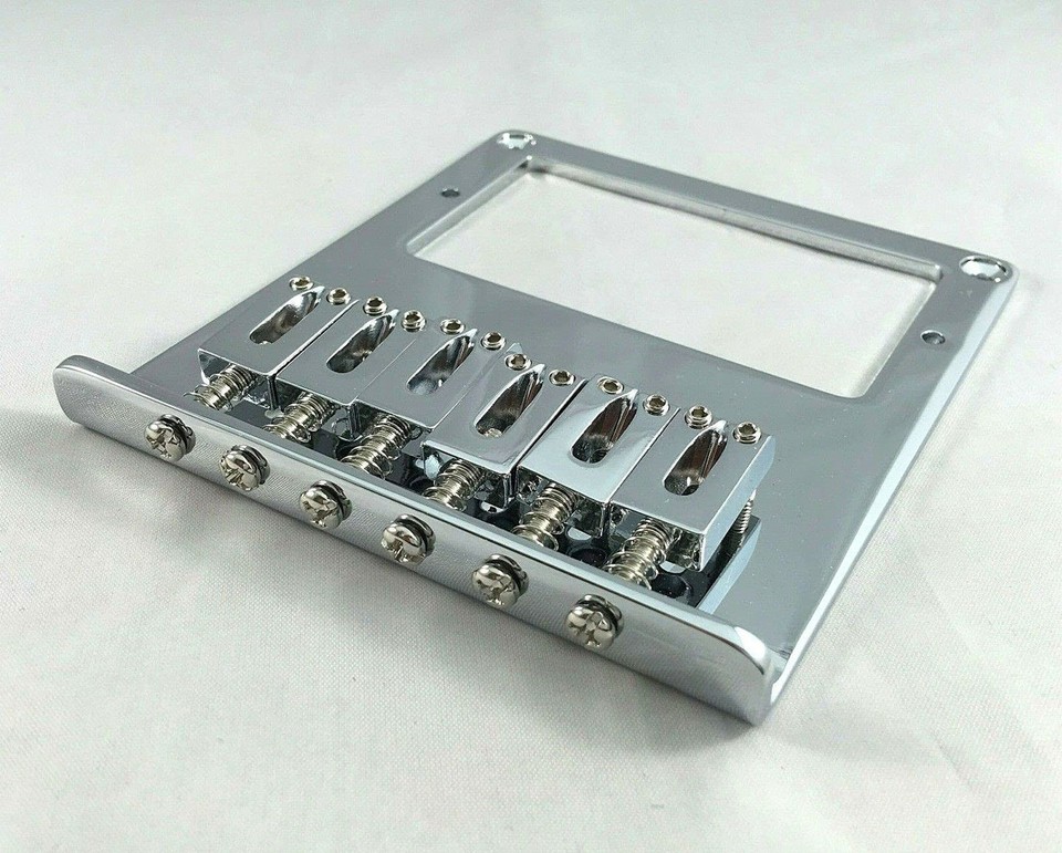 ALS Tele Style Bridge For Humbucker, Chrome - For Telecaster Guitar ...